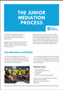 The Junior Mediation Process Guideline for Kaiako (Teachers) | The ...